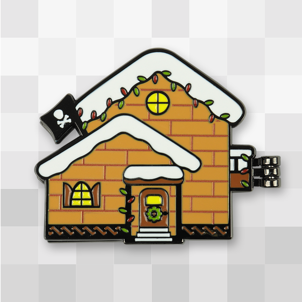 「UNDERTALE」－ パピルスとサンズの家 折りたたみピンバッジ - Fangamer Japan