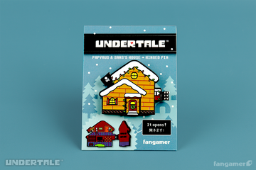 「UNDERTALE」－ パピルスとサンズの家 折りたたみピンバッジ - Fangamer Japan